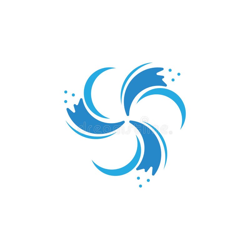 Water Wave Splash Icon Logo Vector Stock Vector - Illustration of curve ...