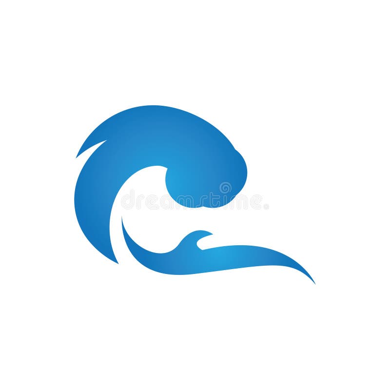 Splash Water Wave Beach Logo and Symbol Vector Stock Illustration ...