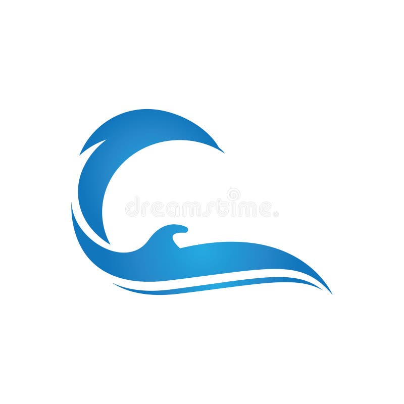 Splash Water Wave Beach Logo and Symbol Vector Stock Illustration ...