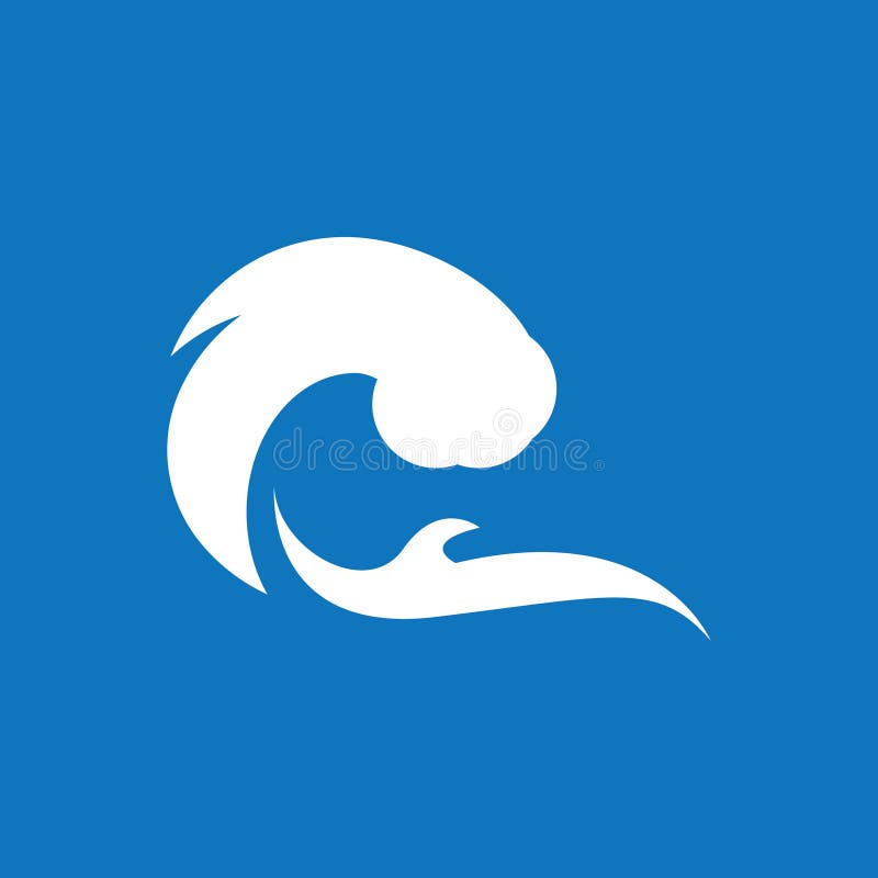 Splash Water Wave Beach Logo and Symbol Vector Stock Illustration ...