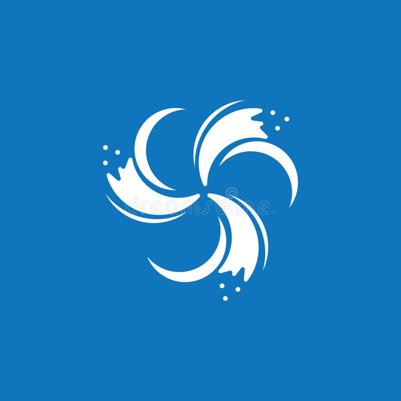 Splash Water Wave Beach Logo and Symbol Vector Stock Illustration ...