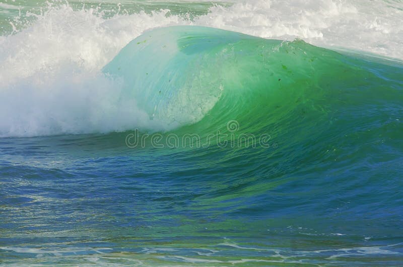 Splash wave stock image. Image of reflection, beach, clean - 60595629