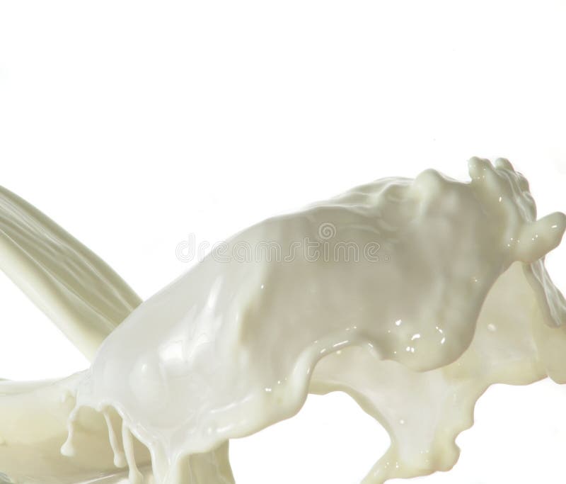 Splashed milk stock image. Image of splash, macro, healthy - 5741503