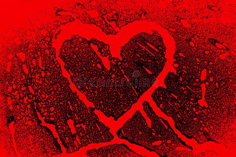 Splashes of Color Forming Heart Stock Image - Image of color, forming ...