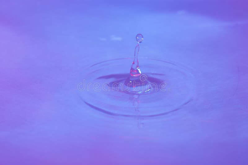 Splashes of Dancing Water Drops. Stock Photo - Image of droplet ...