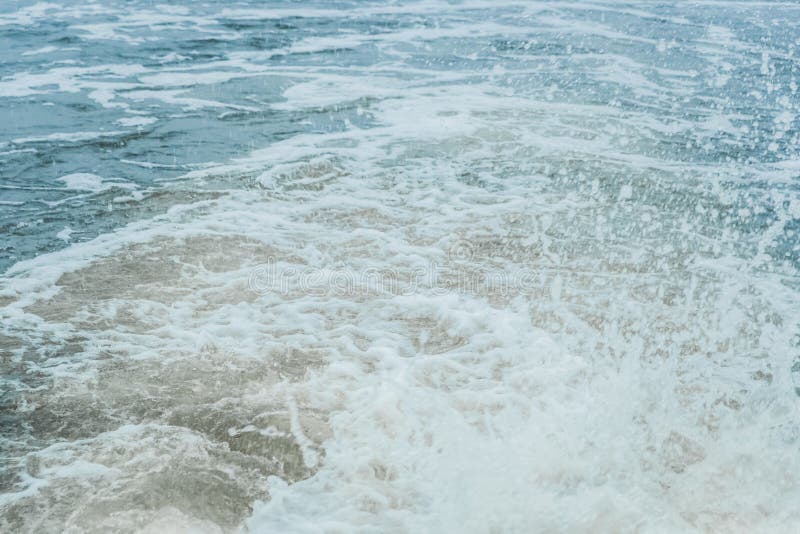 Splashes and Dynamic of Cold Wastewater Drop Nature Movement Water ...