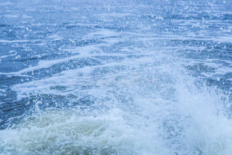 Splashes and Dynamic of Cold Wastewater Drop Nature Movement Water ...