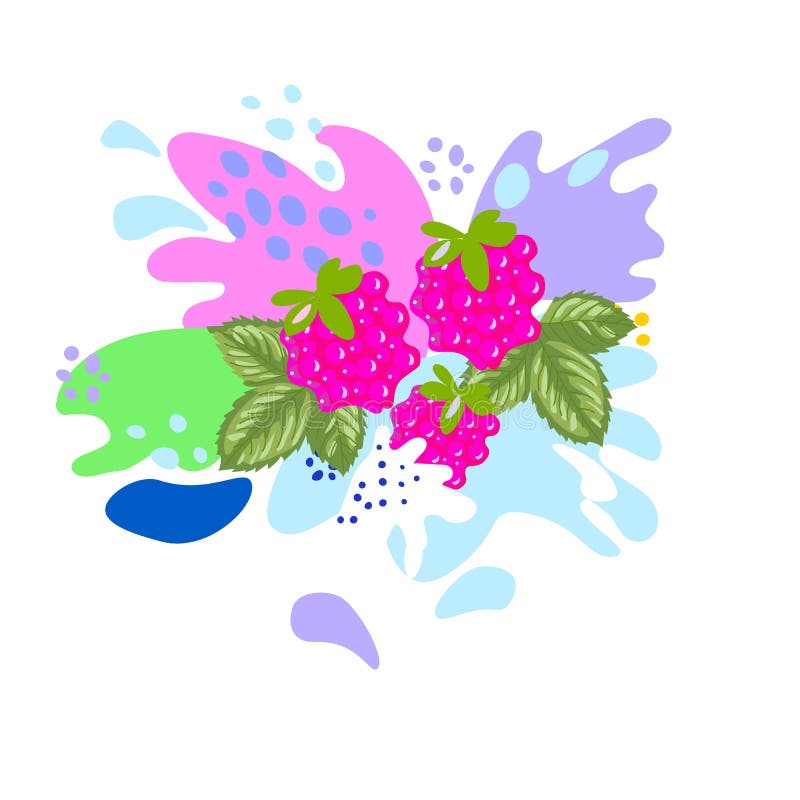 Falling Raspberries Stock Illustrations – 369 Falling Raspberries Stock ...