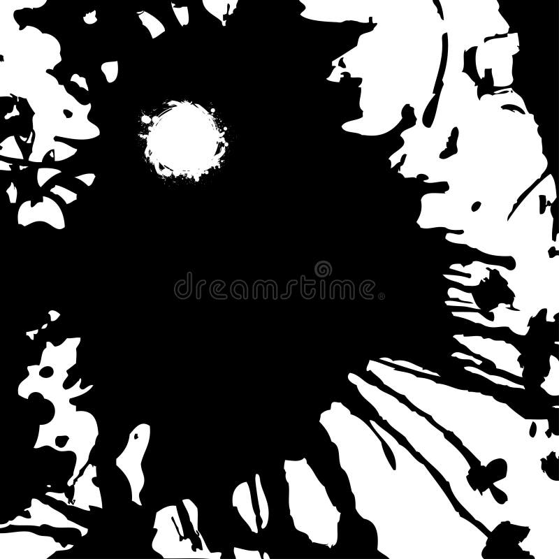 Splashes of Ink Stain Background for Design Stock Vector - Illustration ...
