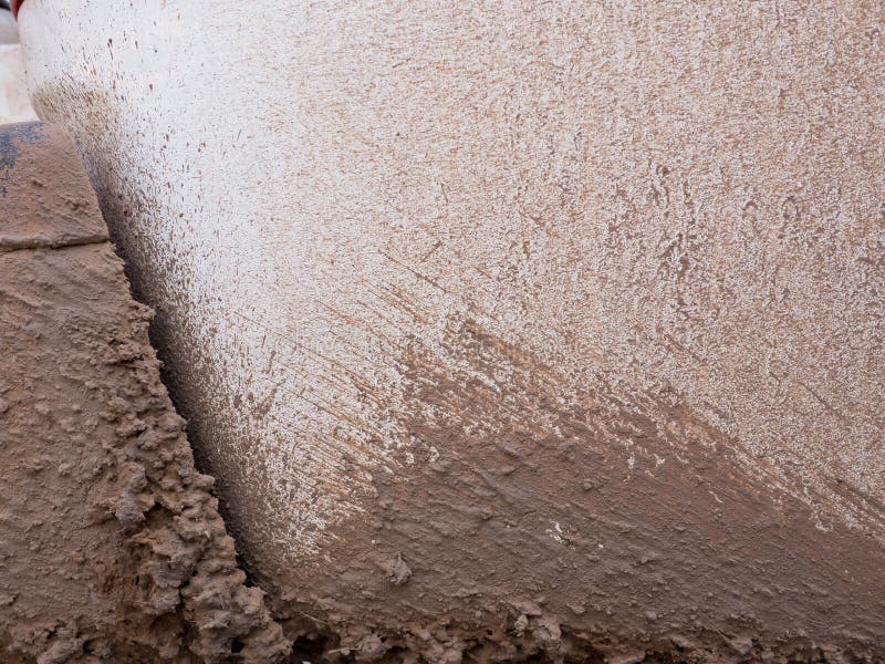 Splashes of Mud on White Car. Texture Background. Stock Image - Image ...