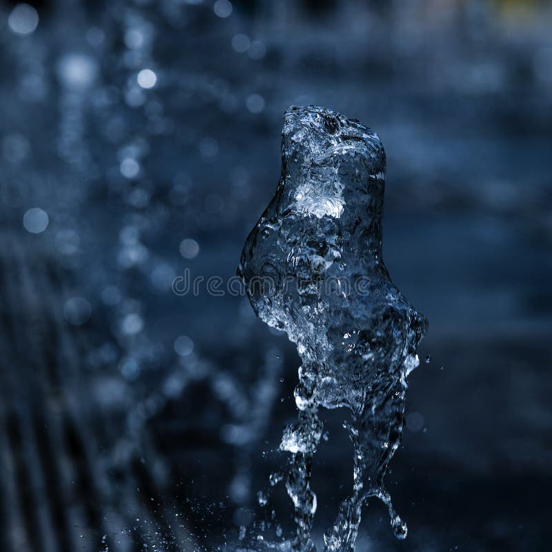 Splashes of spring water stock image. Image of splashes - 204464445