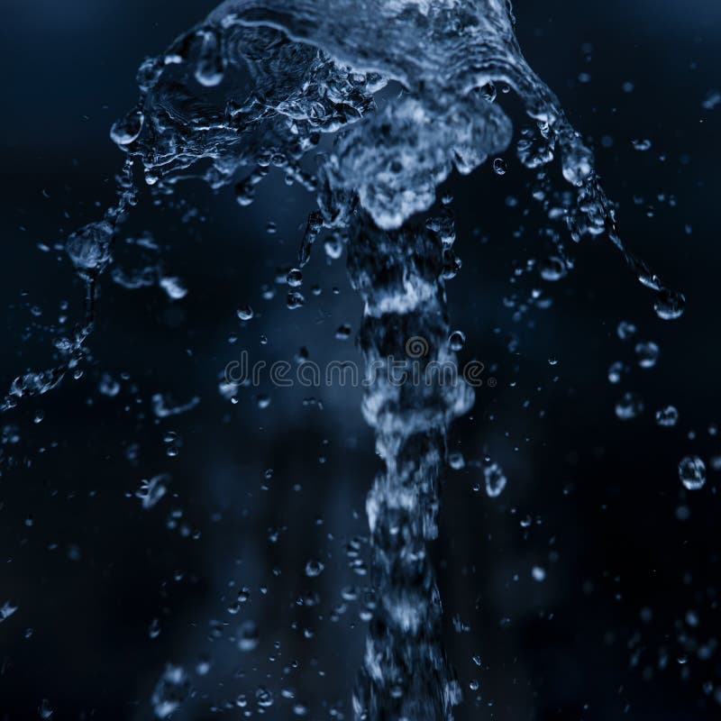 Splashes of spring water stock photo. Image of astronomy - 204464442