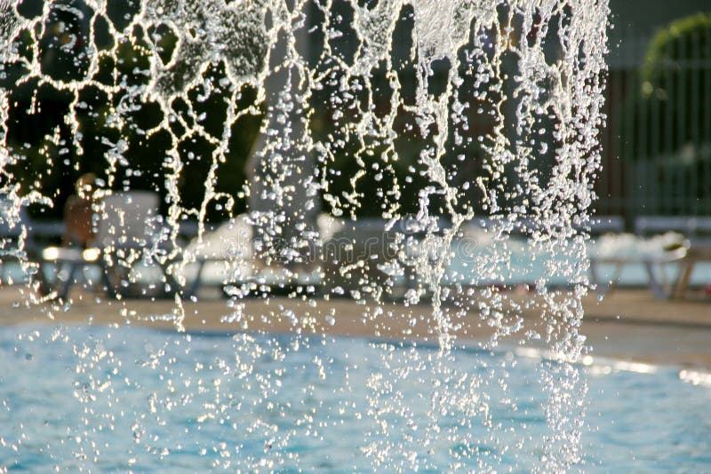 Splashes of Water Fall Down Stock Photo - Image of motion, beauty ...