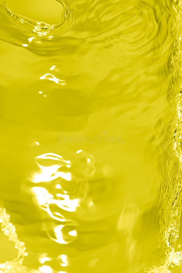 Splashes of Water on a Yellow Stock Photo - Image of abstract, juice ...