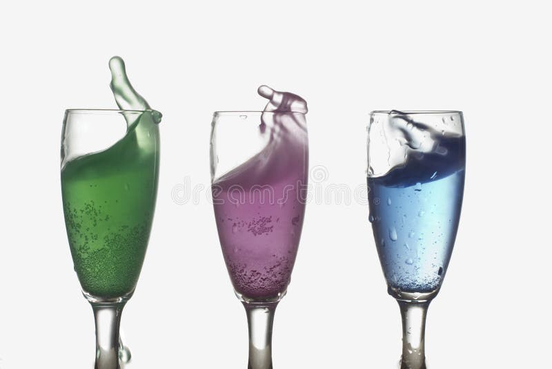Splashing Cocktail stock image. Image of drink, liqueur - 23007327