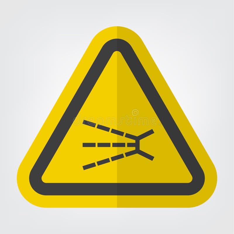 Splashing Hazard Symbol Sign Isolate on White Background,Vector ...