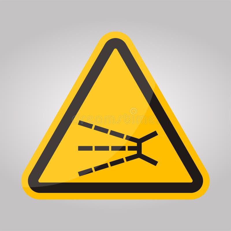 Splashing Hazard Symbol Sign, Vector Illustration, Isolate on White ...