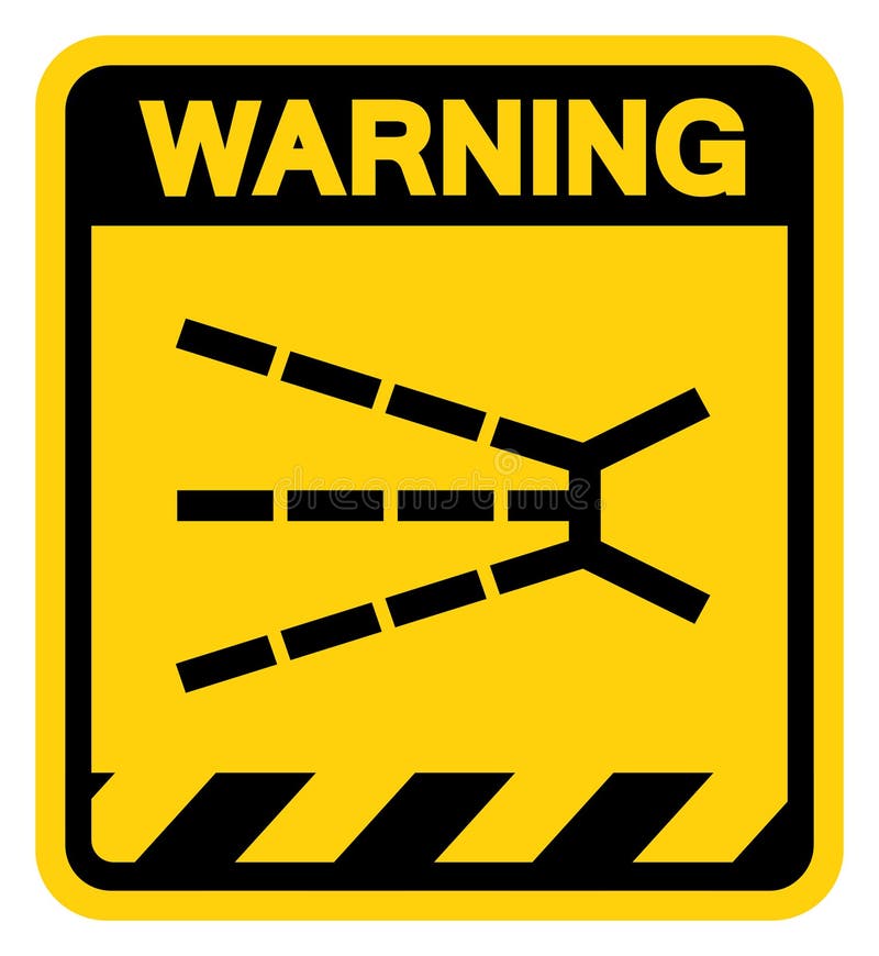Splashing Hazard Warning Sign, Vector Illustration, Isolate on White ...