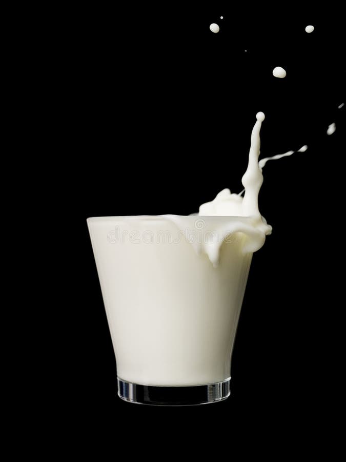 Splashing milk stock image. Image of product, nutrition - 10739605