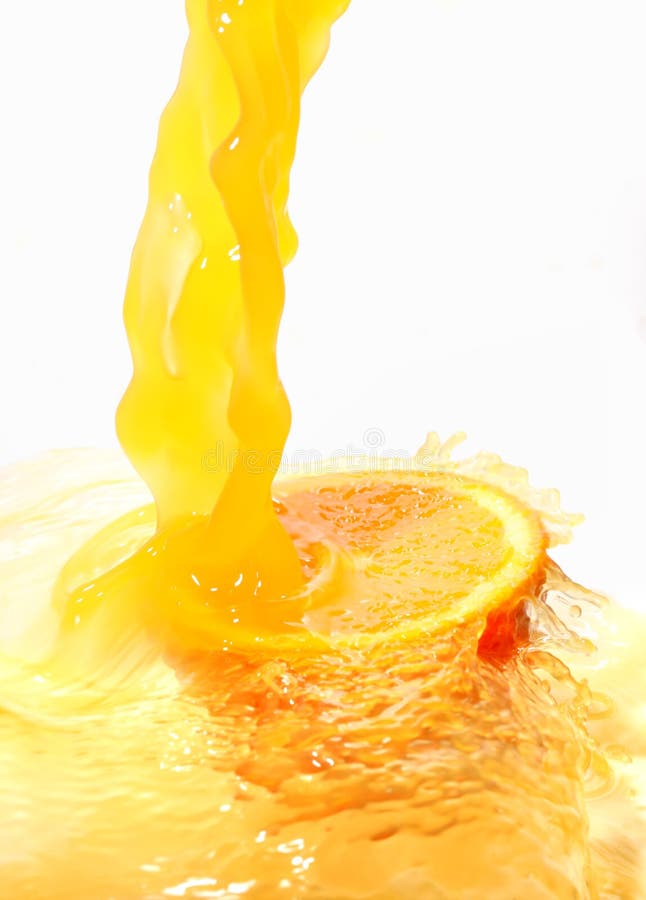Orange juice splashing stock image. Image of refreshment - 38219457