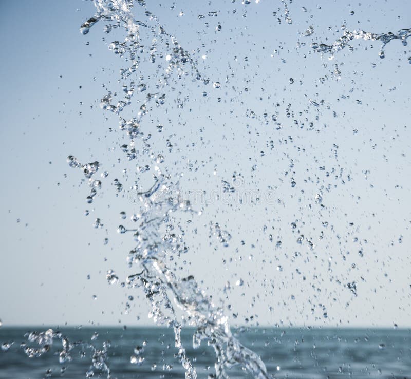 Splashing sea water stock image. Image of rough, closeup - 98830751
