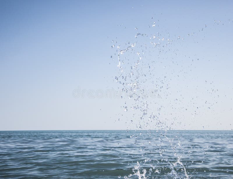 Splashing sea water stock photo. Image of fresh, storm - 98830758