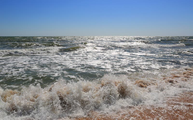 Splashing sea water stock photo. Image of recreation - 194588310