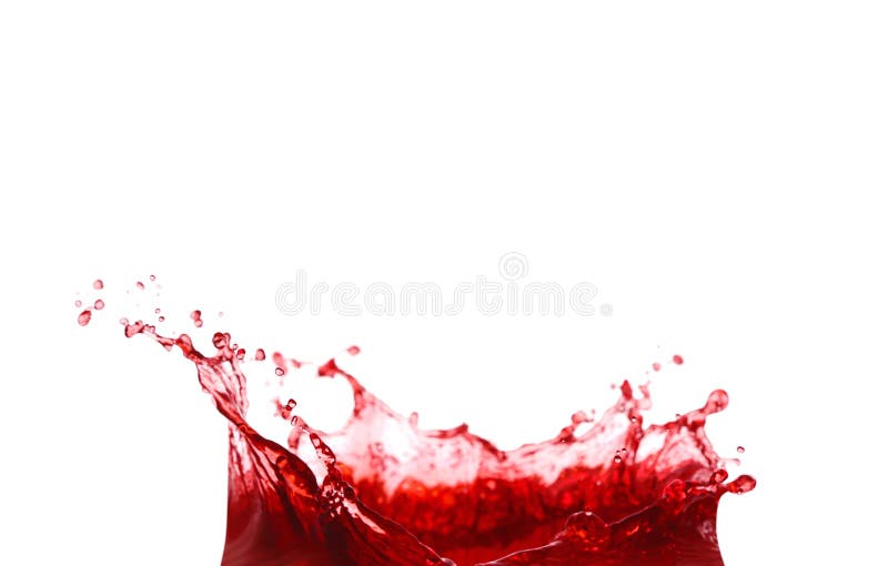 Splashing Tasty Fresh Juice on White Background Stock Photo - Image of ...