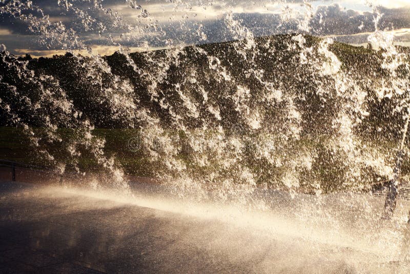 Splashing water stock image. Image of splash, stream - 11191281