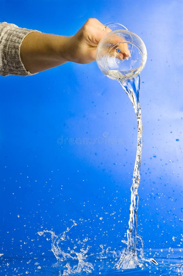 Splashing water stock photo. Image of wellbeing, splash - 19629088