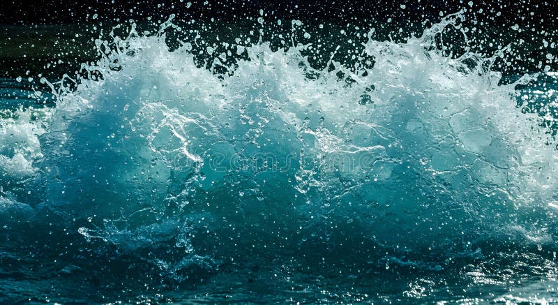 Splashing Water, Aqua Explosion, Dynamic Energy - AI Generated Stock ...