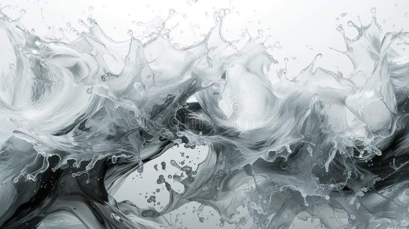 Splashing Water, Foaming and Roaring Stock Image - Image of splash ...