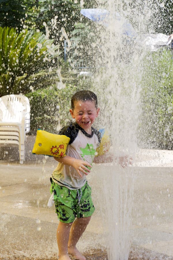 Splashing water fountain stock photo. Image of water - 58552198