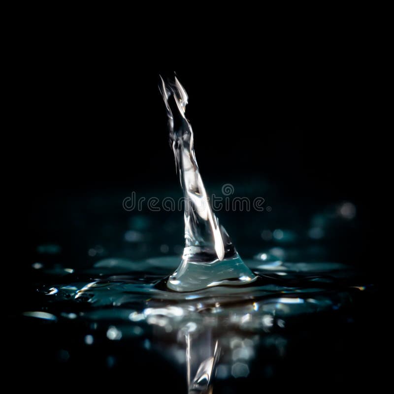 Splashing water stock image. Image of solution, drop - 54373817