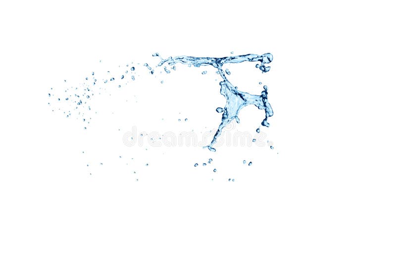 Splashing water on white stock photo. Image of motion - 8290710