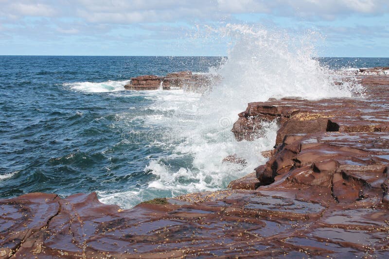 Splashing Wave stock photo. Image of rocks, surf, waves - 36897796