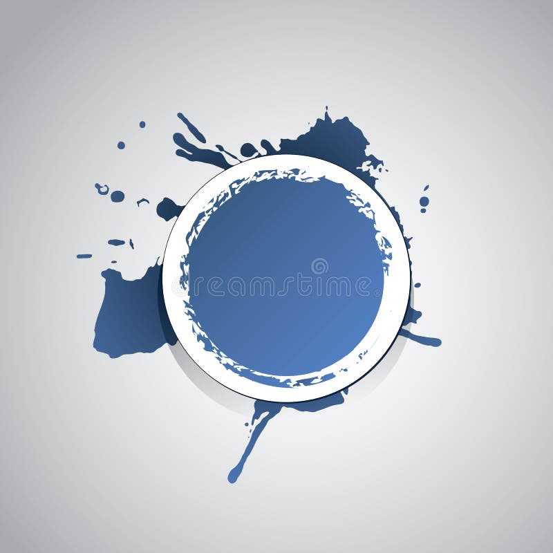 Splashy Sticker, Label or Tag Stock Vector - Illustration of card ...