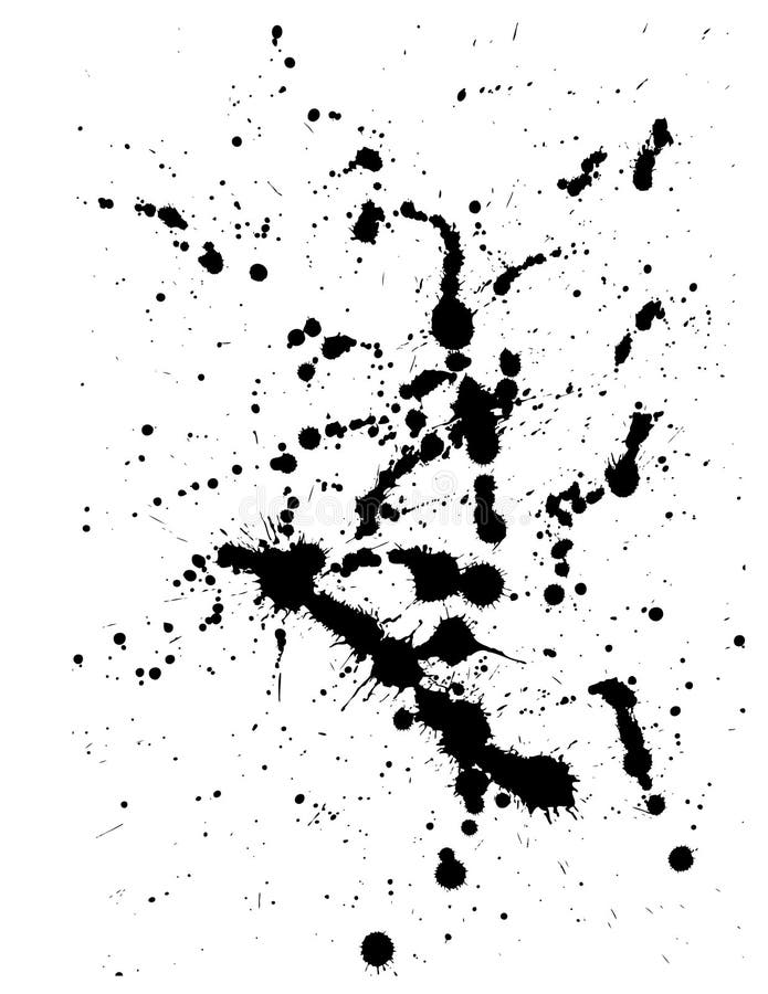 Feuillet plein Splats 6 illustration de vecteur. Illustration du lisse ...