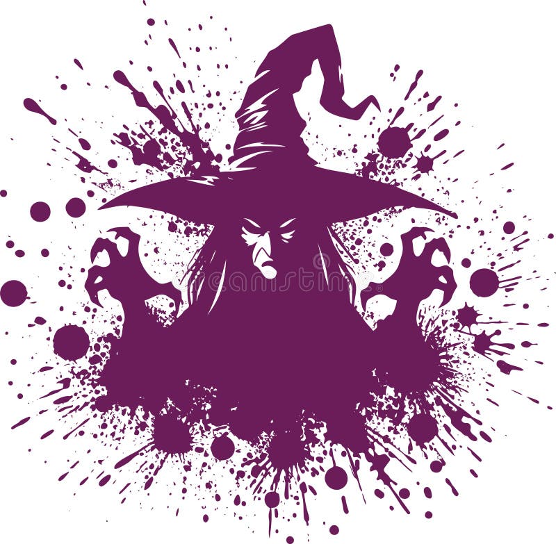 Witch Character Splatter Stock Illustrations – 27 Witch Character ...