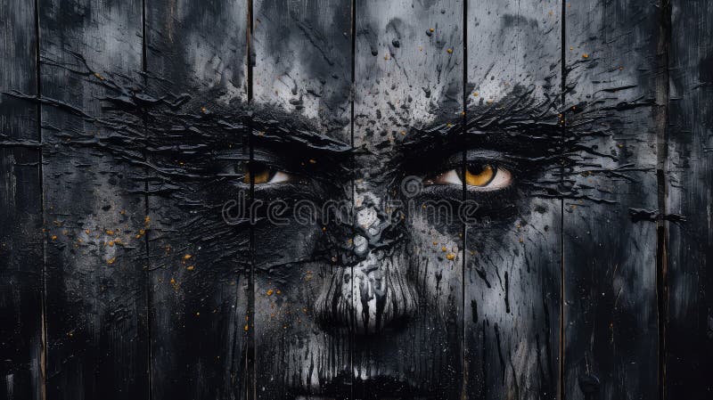 Splattered face mask black stock image. Image of modern - 369760573