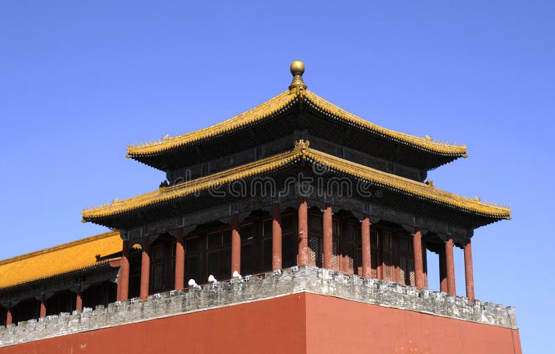 Splendid Building of Forbidden City Stock Image - Image of splendid ...