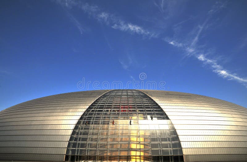 Splendid Building and Spiderman Stock Photo - Image of construction ...