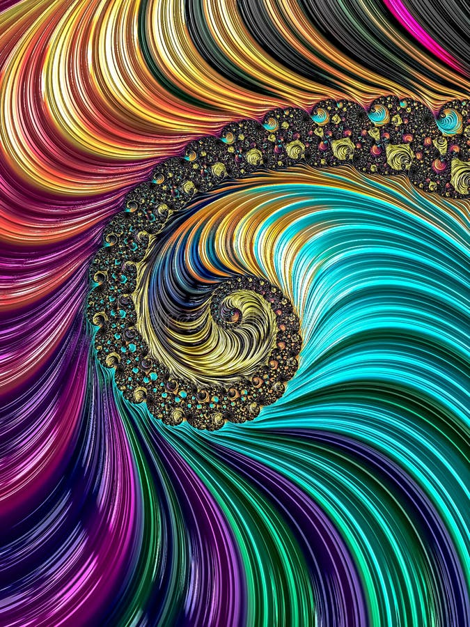 A Splendid 3D Colorful Design Background Texture. Stock Illustration ...