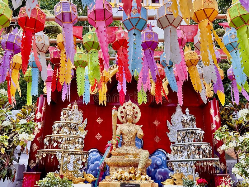 Splendid Golden Mount Temple Editorial Photo - Image of buddhist ...