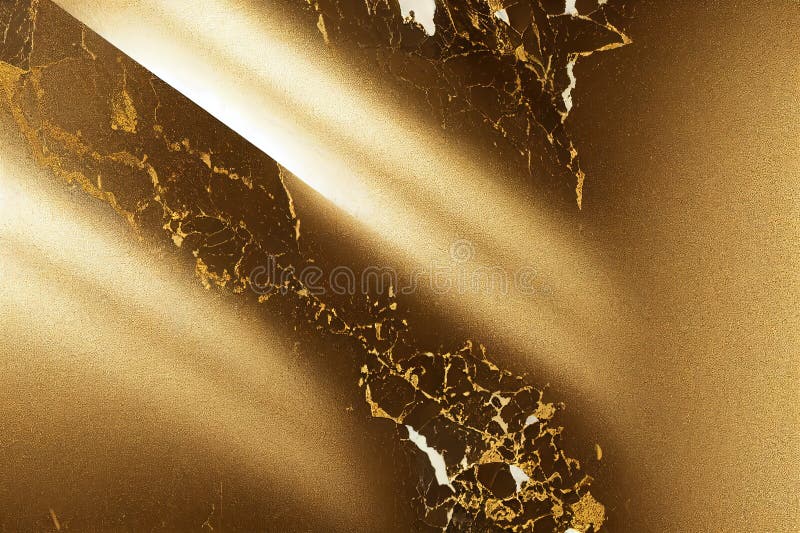 Splendid Golden Marble Abstract Background in Digital Art 3D ...