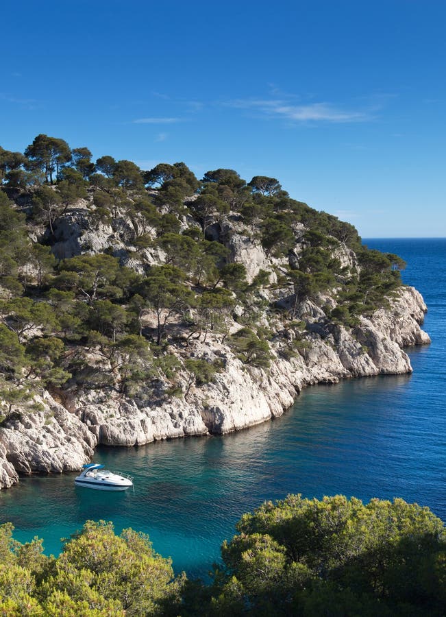 Splendid Southern France Coast Stock Photo - Image of creek, calanque ...