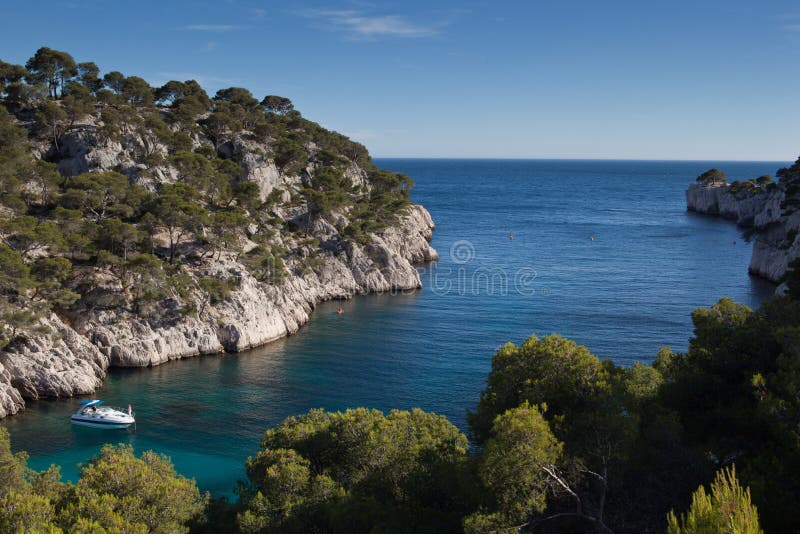 Splendid Southern France Coast Stock Photo - Image of nautical, azure ...