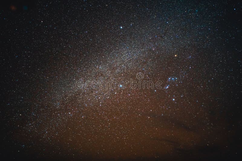 Splendid Starry Sky at Night for Cool Background Stock Photo - Image of ...