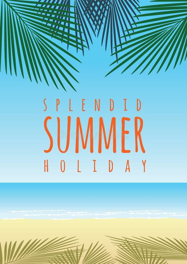 Splendid Summer Holiday Copy Stock Illustrations – 4 Splendid Summer ...
