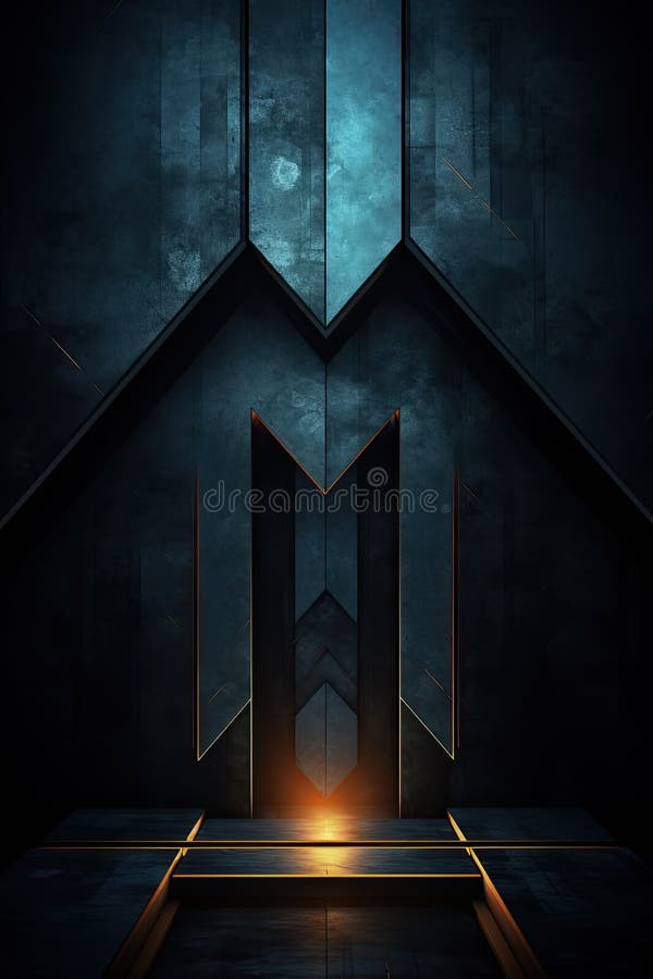 The Splendor of Luxury Black Gold Abstract Background. Stock ...